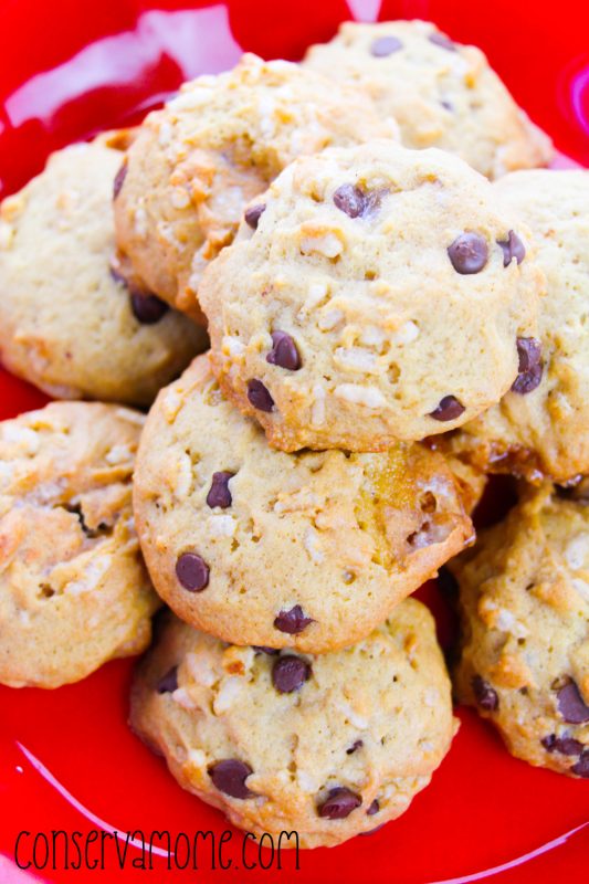Rice Krispie Cookies with Chocolate Chips - ConservaMom