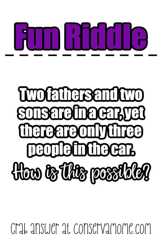 Riddles For Teens - ConservaMom