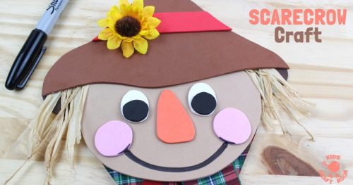 15+Sweet Scarecrow Crafts For Kids - ConservaMom