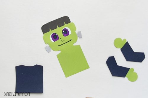 Frankenstein Paper Plate Craft for Kids - ConservaMom