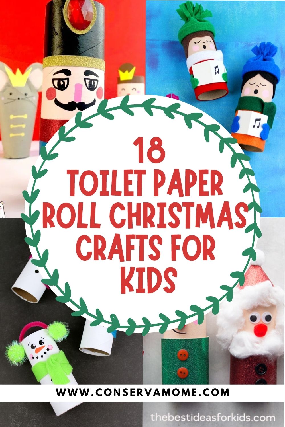 18+ Toilet paper roll christmas craft for kids - ConservaMom