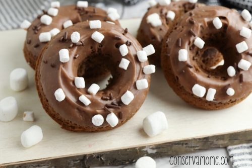 Baked Hot Chocolate Donuts : A unique Donut Recipe - ConservaMom