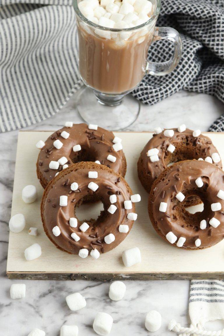 Baked Hot Chocolate Donuts : A unique Donut Recipe - ConservaMom