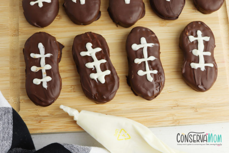 Nutter Butter Footballs - Fun No-Bake Cookies - ConservaMom