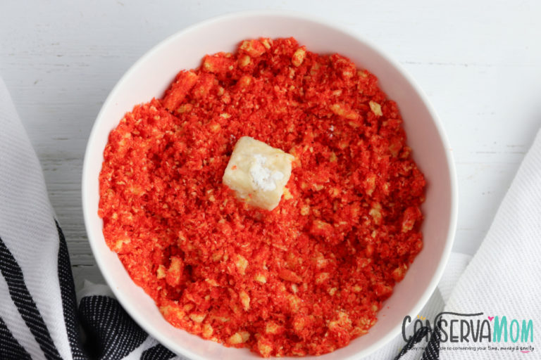 Air Fryer Flaming Hot Cheetos Cheese Cubes - ConservaMom