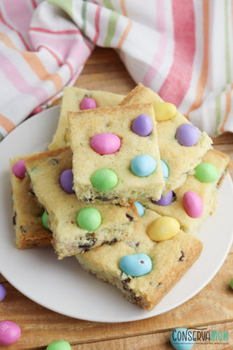 Easter Cake Mix Cookie Bars - ConservaMom
