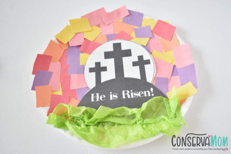Christ-Centered Easter Craft for Kid: Spanish & English Templates!