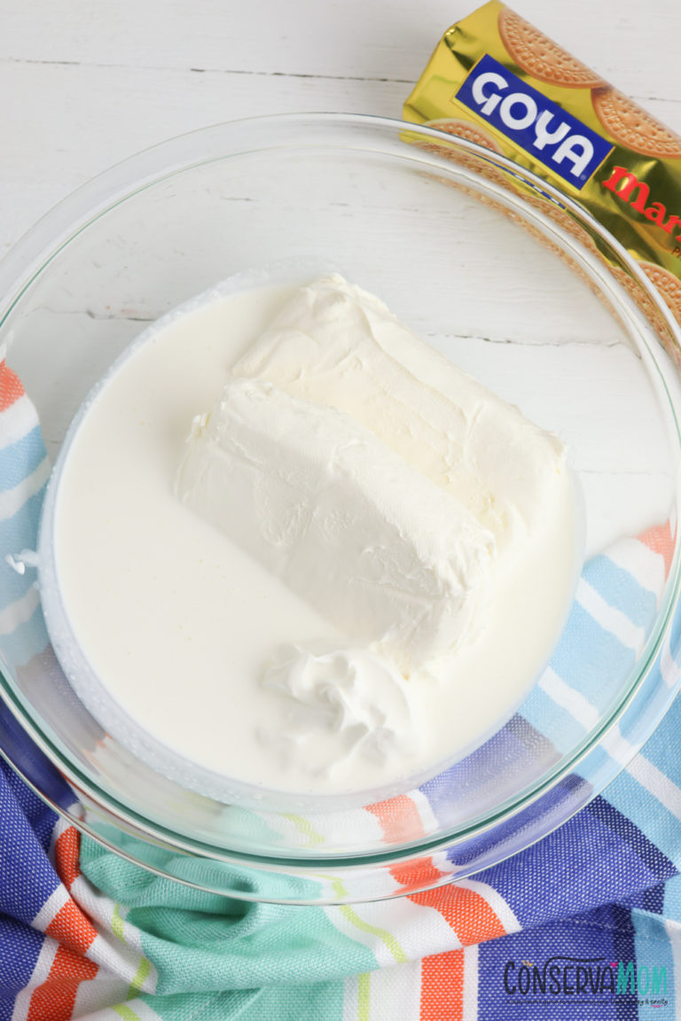 No-Bake Guava Cheesecake with Maria cookies Crust