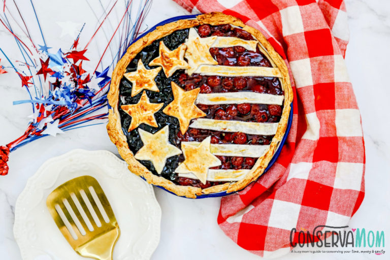 American Flag Pie: A Patriotic Pie Recipe - ConservaMom