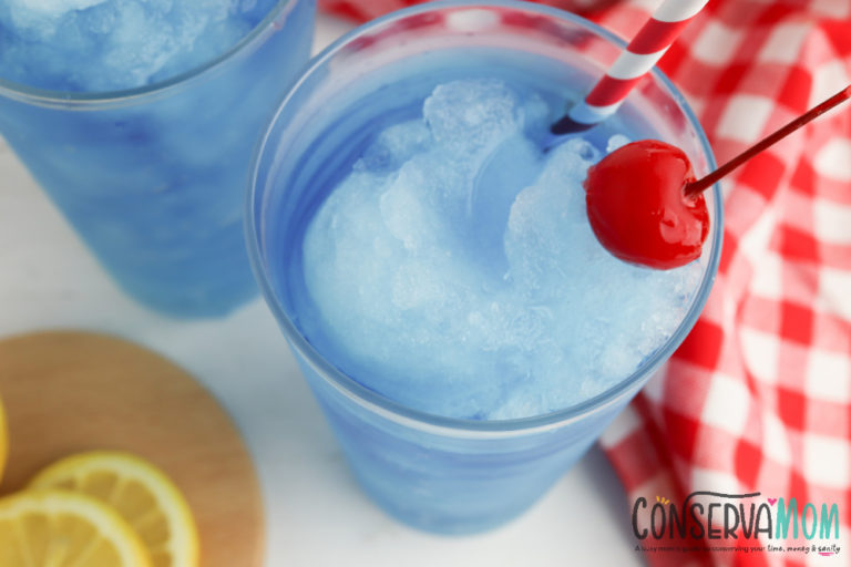 Ocean Water slushies (Sonic copycat recipe) - ConservaMom