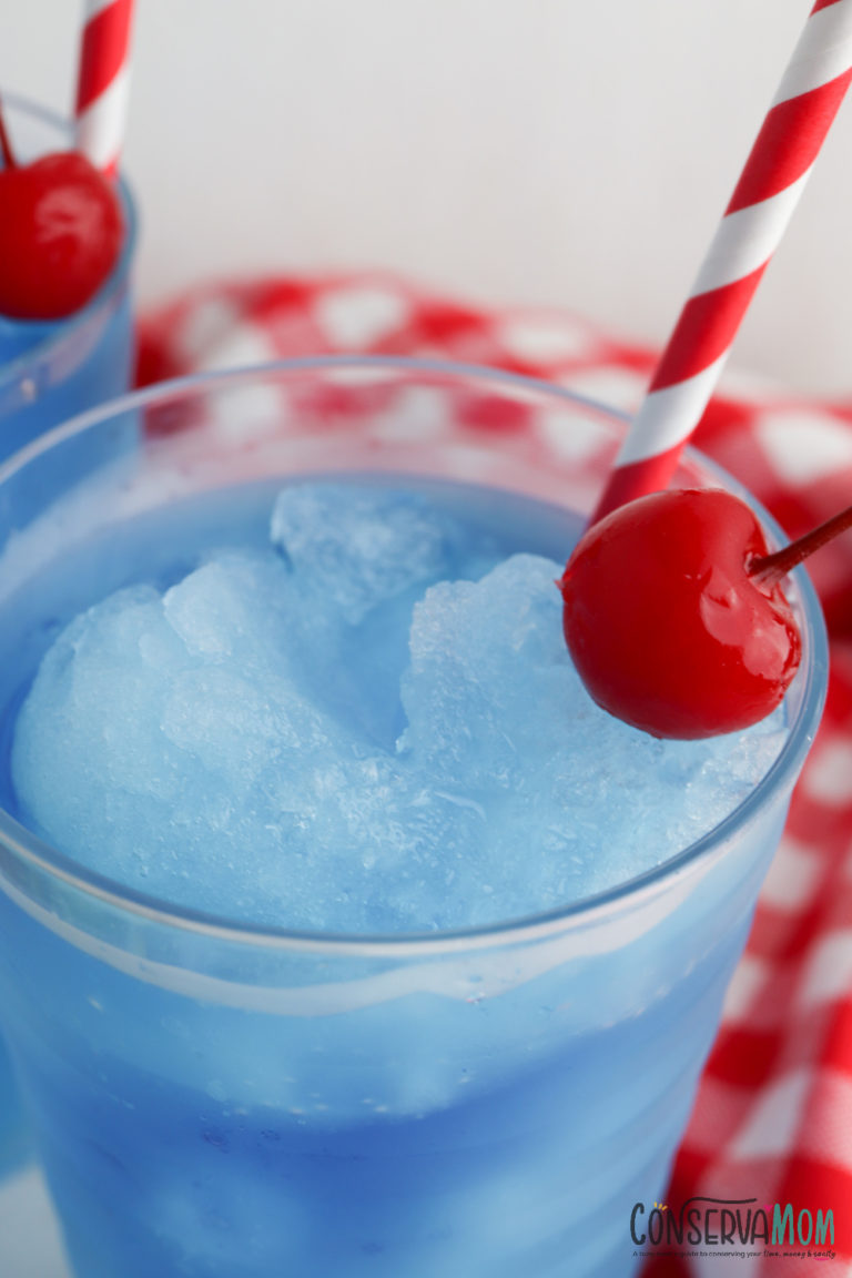 Ocean Water slushies (Sonic copycat recipe) - ConservaMom