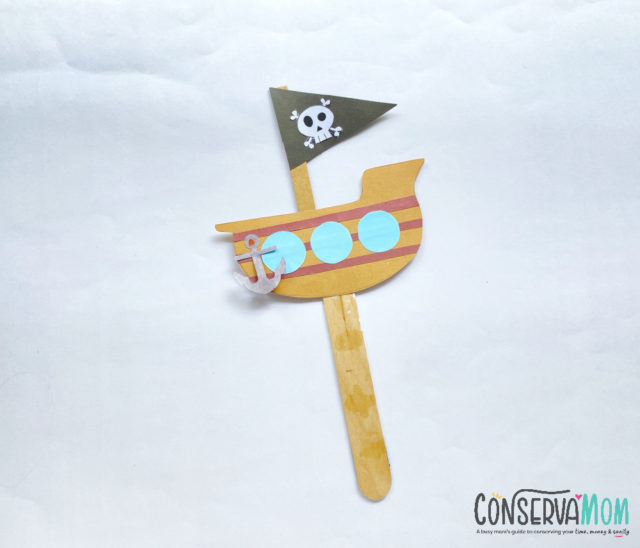 Pirate Ship Paper Plate Craft - ConservaMom
