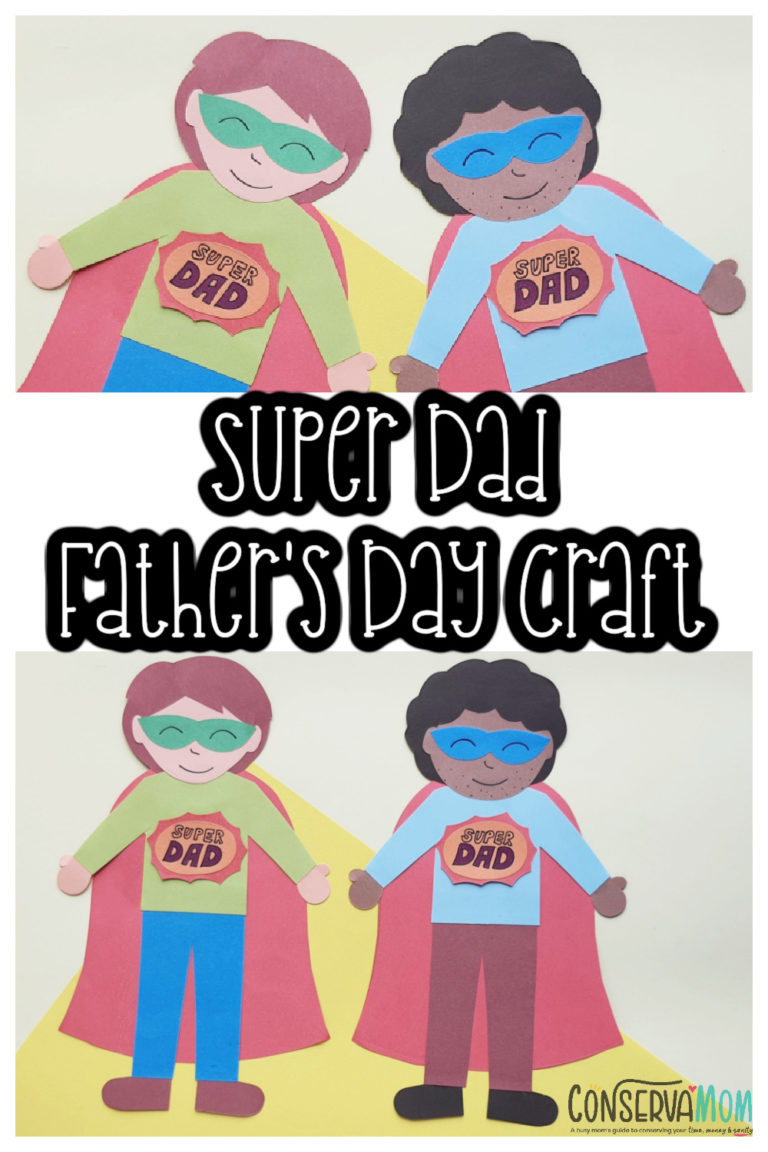 Super Dad Father's Day Craft - ConservaMom