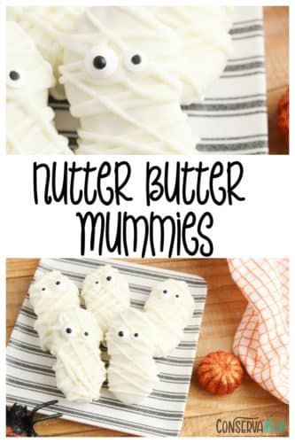 Nutter Butter Mummies Cookies - ConservaMom
