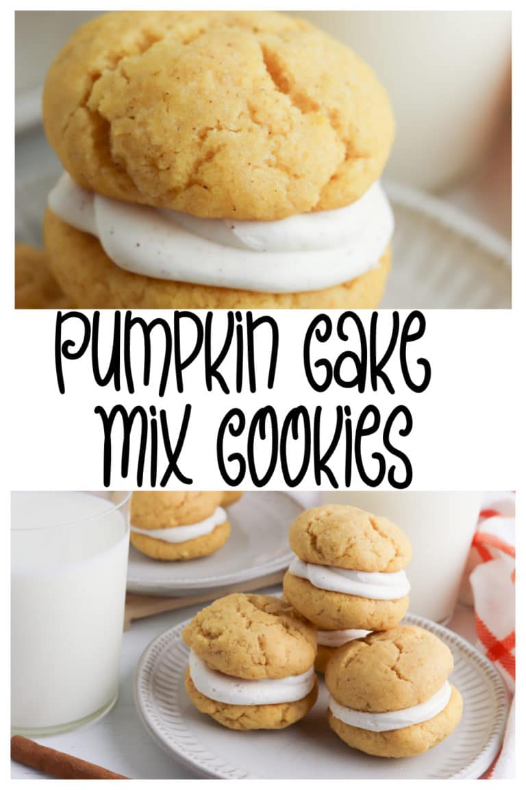 Pumpkin Cake Mix Cookies - ConservaMom