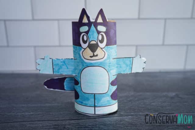 Bluey Toilet Paper Roll Craft - ConservaMom