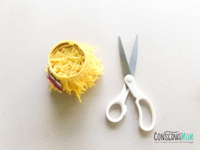 3 Eyed Monster Halloween Monster craft - ConservaMom