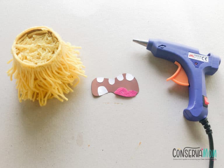 3 Eyed Monster Halloween Monster craft - ConservaMom