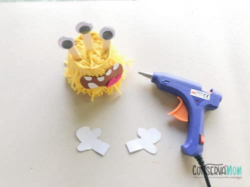 3 Eyed Monster Halloween Monster craft - ConservaMom