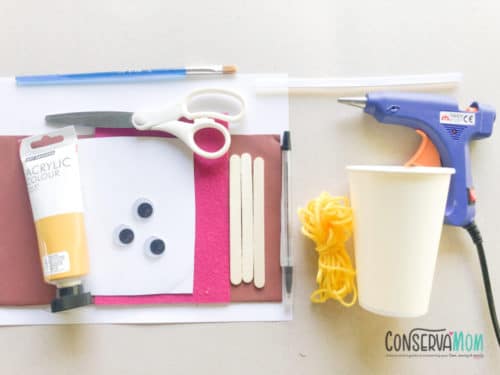 3 Eyed Monster Halloween Monster craft - ConservaMom