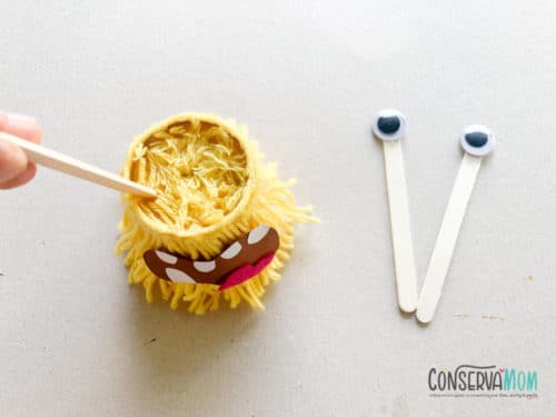 3 Eyed Monster Halloween Monster craft - ConservaMom