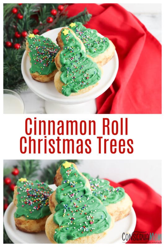 Cinnamon Roll Christmas Trees - ConservaMom