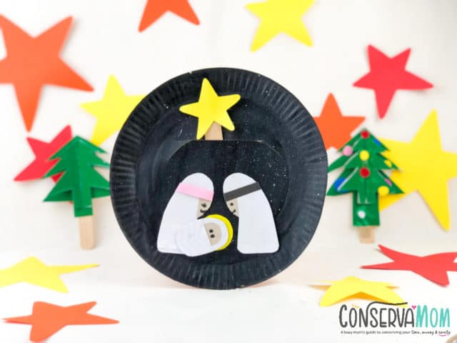 Nativity Craft-Birth of Jesus Craft for Christmas - ConservaMom