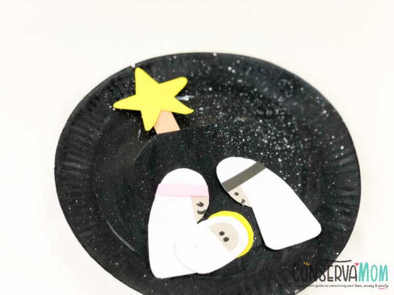 Nativity Craft-Birth of Jesus Craft for Christmas - ConservaMom