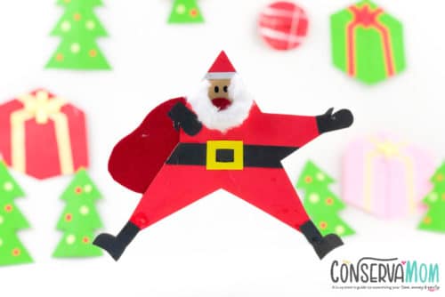 Santa Paper Craft - ConservaMom