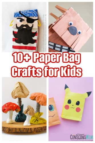 10+ Paper Bag Crafts for Kids - ConservaMom