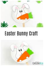 Movable Easter Bunny Craft with Template - ConservaMom
