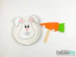 Movable Easter Bunny Craft with Template - ConservaMom