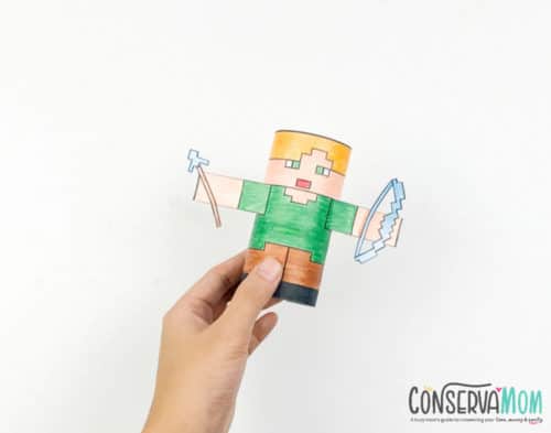 Alex from Minecraft Craft for kids - ConservaMom