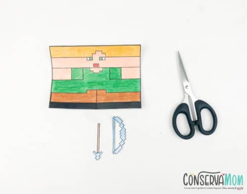 Alex from Minecraft Craft for kids - ConservaMom