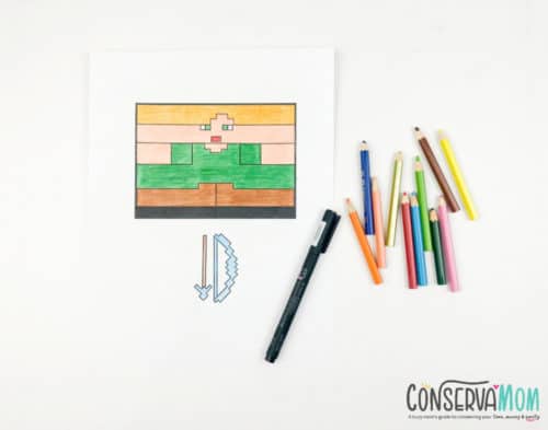 Alex from Minecraft Craft for kids - ConservaMom