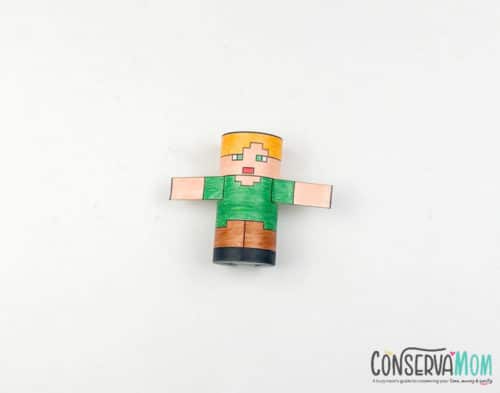 Alex from Minecraft Craft for kids - ConservaMom