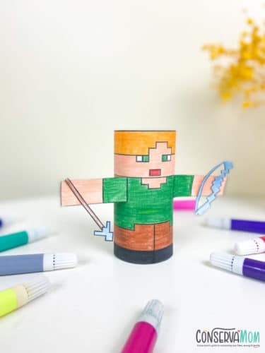 Alex from Minecraft Craft for kids - ConservaMom