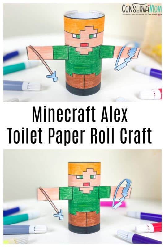 Alex from Minecraft Craft for kids - ConservaMom