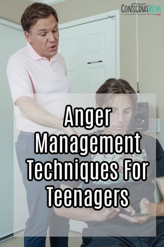 Anger Management Techniques For Teenagers - ConservaMom