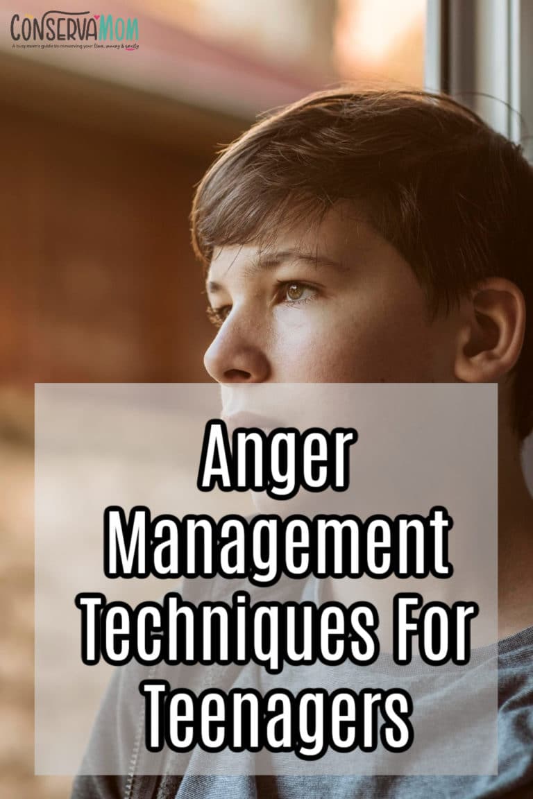 Anger Management Techniques For Teenagers - ConservaMom