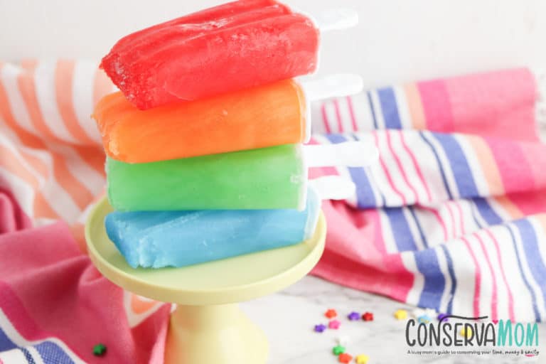 No Drip Popsicles - ConservaMom