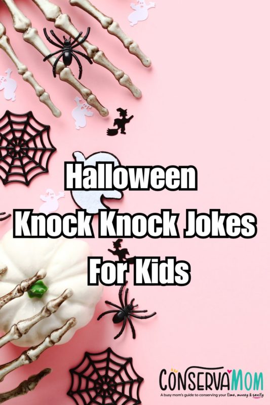 Halloween knock knock jokes for kids - ConservaMom