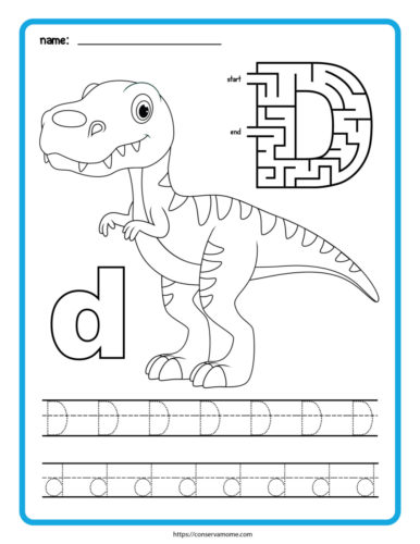 Dinosaur Activity Pages - ConservaMom