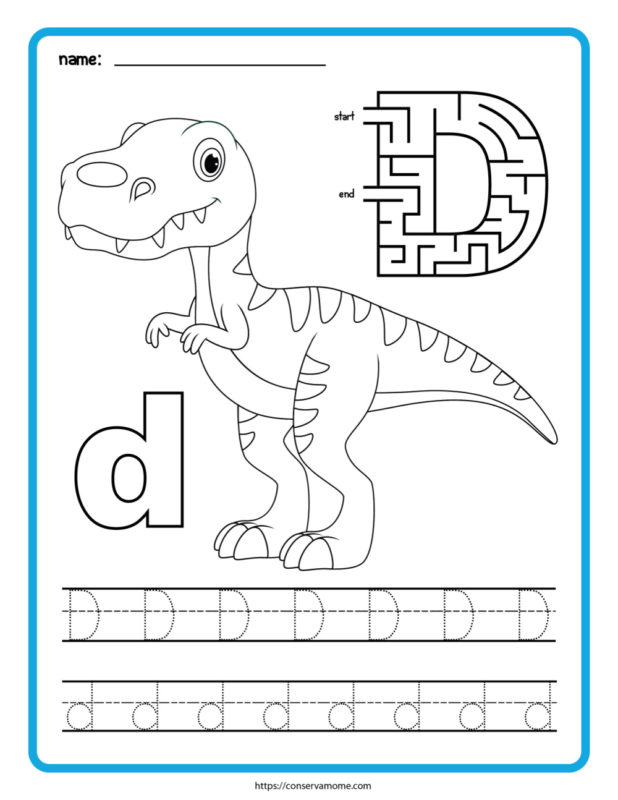 Dinosaur Activity Pages - ConservaMom