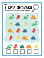 Dinosaur Activity Pages - ConservaMom