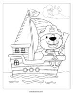 Free Printable Pirate Coloring Pages - ConservaMom