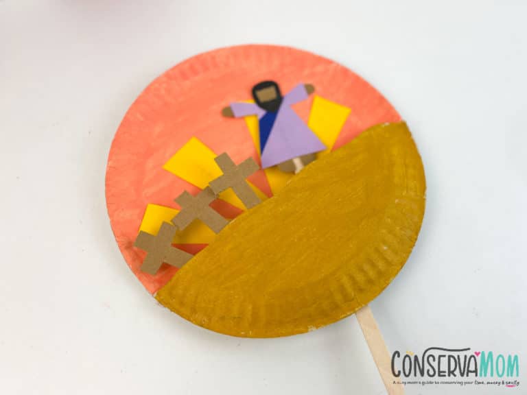 Paper Plate Religious Easter Craft - ConservaMom