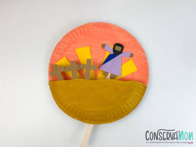 Paper Plate Religious Easter Craft - ConservaMom