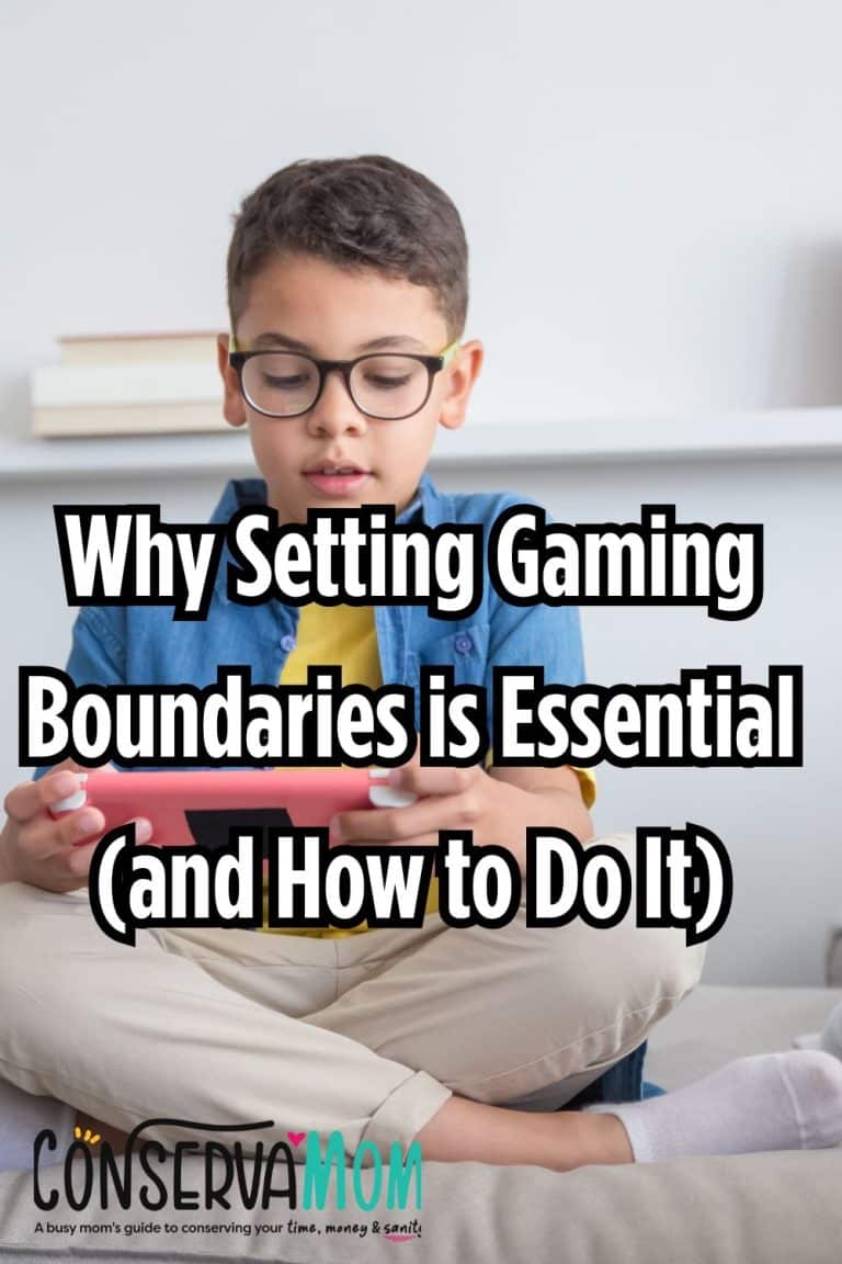 Why Setting Gaming Boundaries is Essential (and How to Do It) - ConservaMom