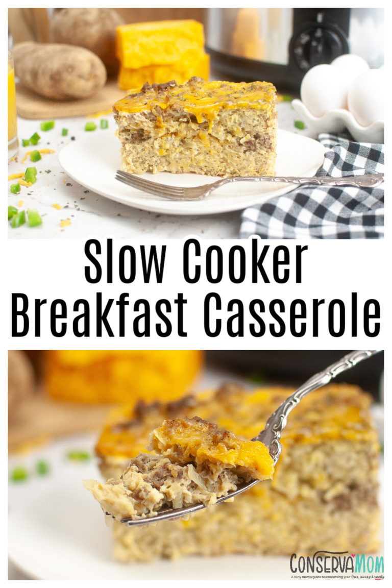 Slow Cooker Breakfast Casserole - ConservaMom